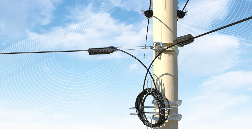 ADSS self supporting cable & clamp system - JERA LINE